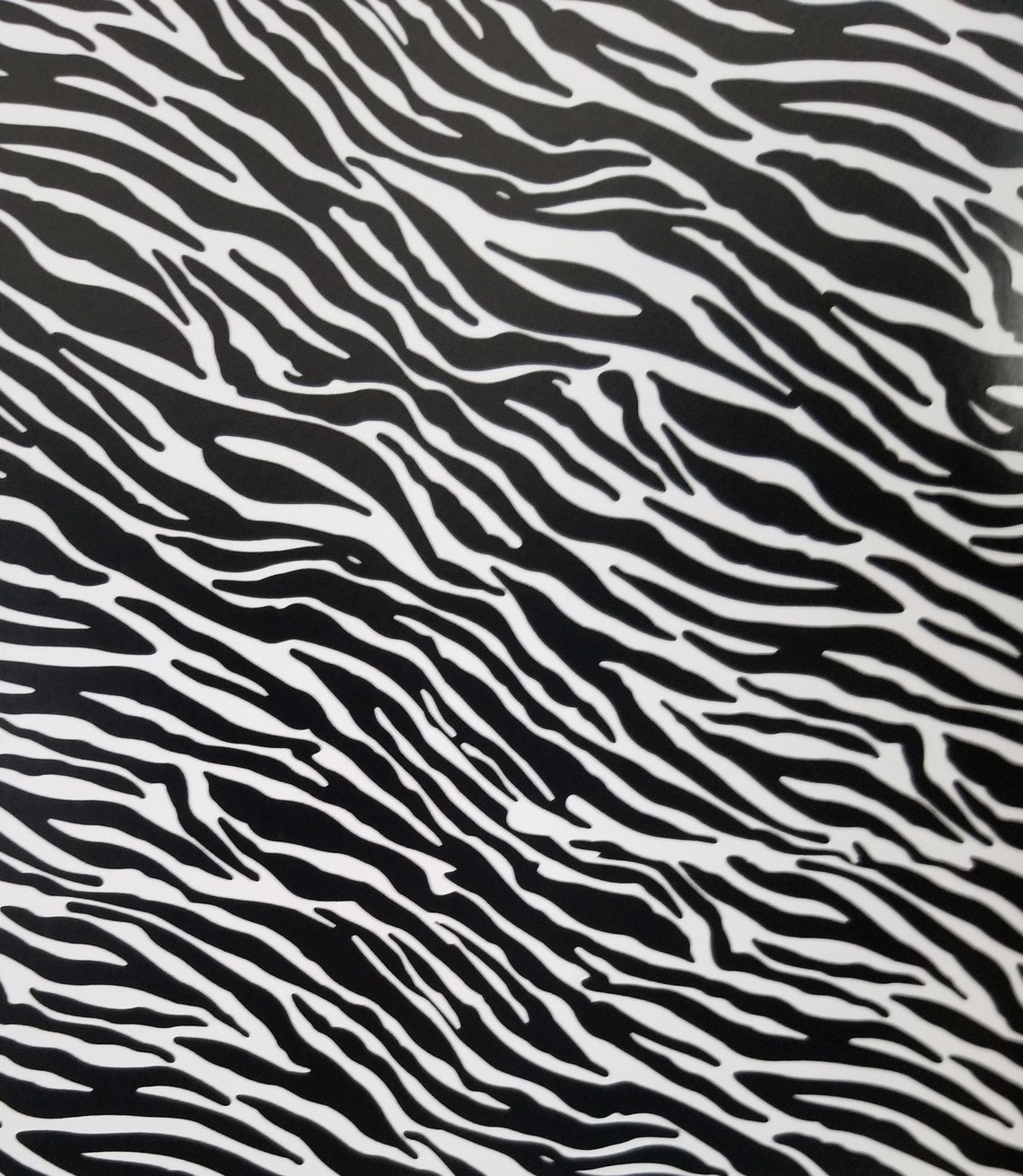 ZEBRA NAME DECAL Zebra Print Name Sticker Zebra Print - Etsy