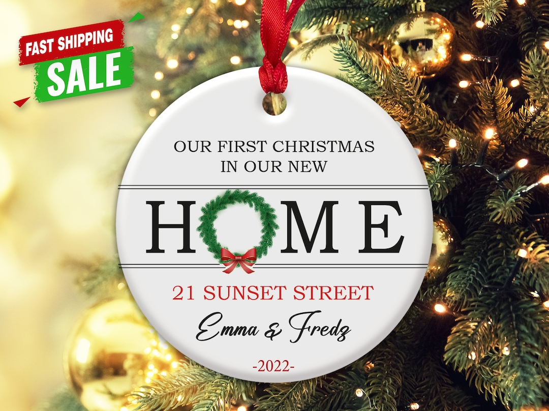 Personalized New Home Ornament New Home Christmas Ornament - Etsy
