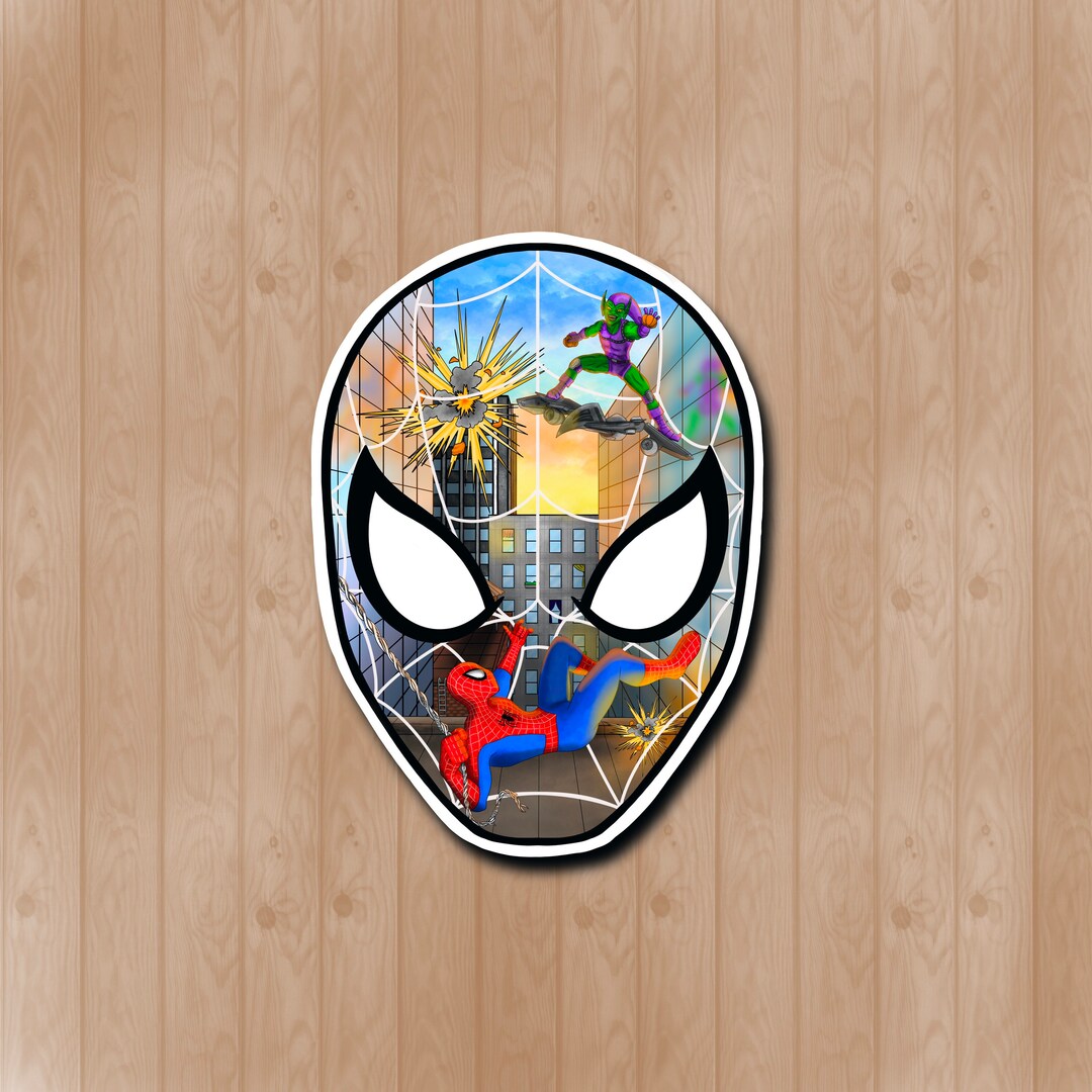 Spider Hero Sticker (WATERPROOF) - Etsy