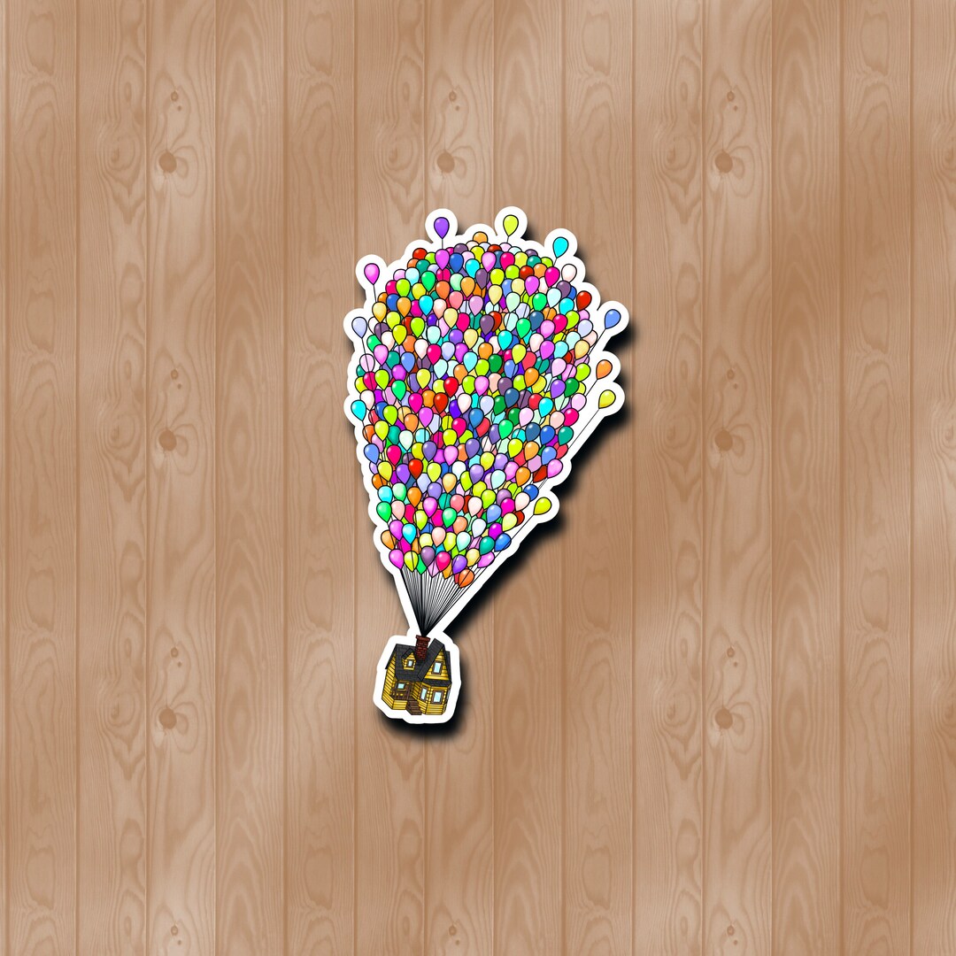 Up House Sticker (WATERPROOF) - Etsy