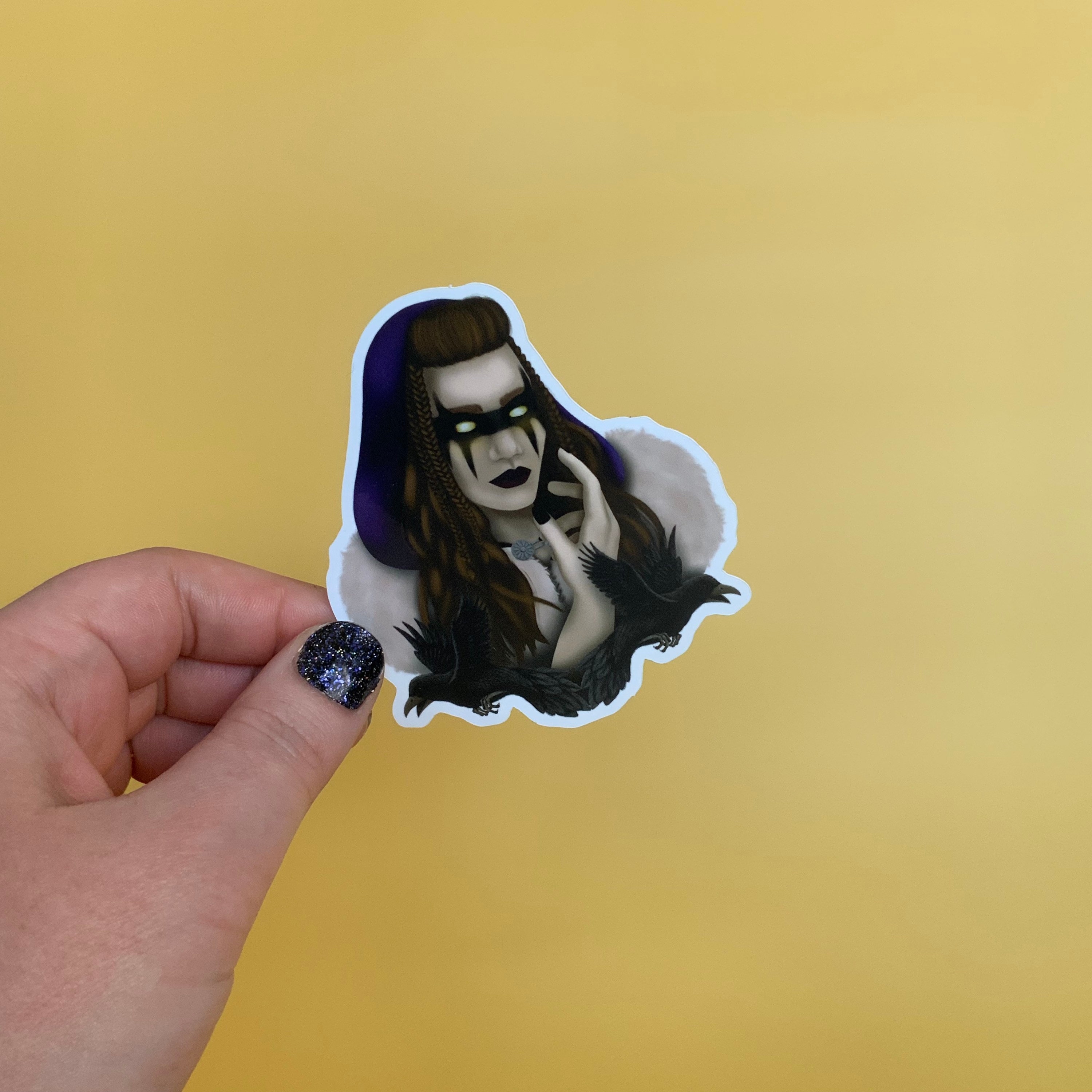 Viking Sorceress Sticker (WATERPROOF) - Etsy