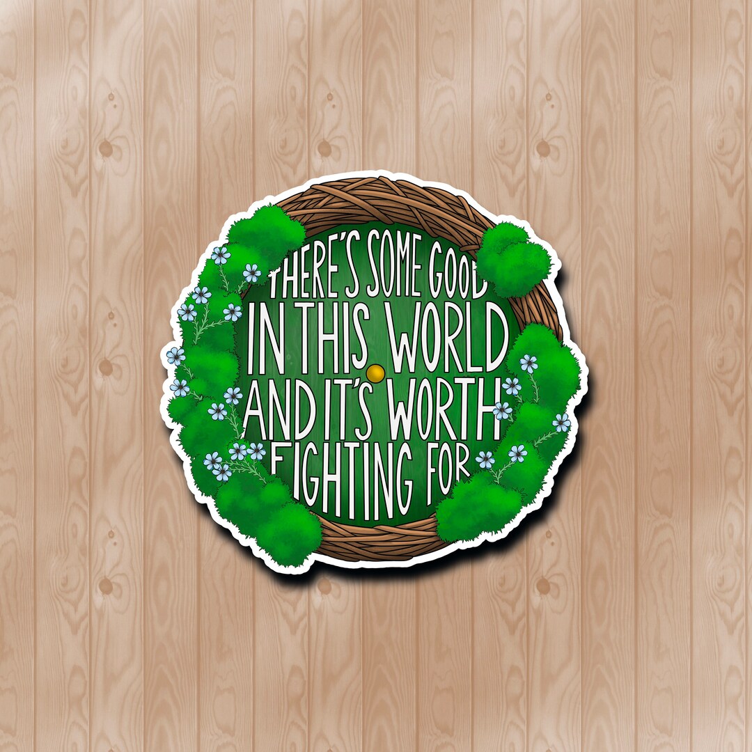 Hobbit Door Sticker (WATERPROOF) - Etsy