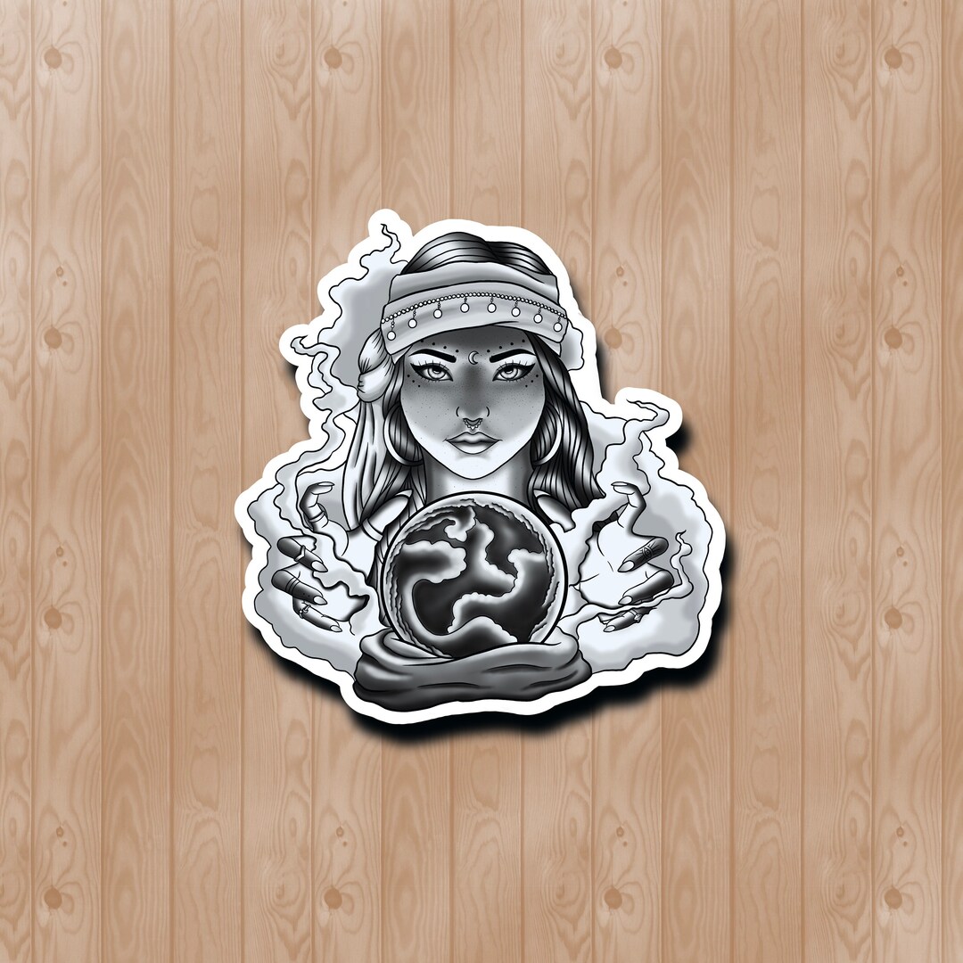 Fortune Teller Sticker (WATERPROOF) - Etsy