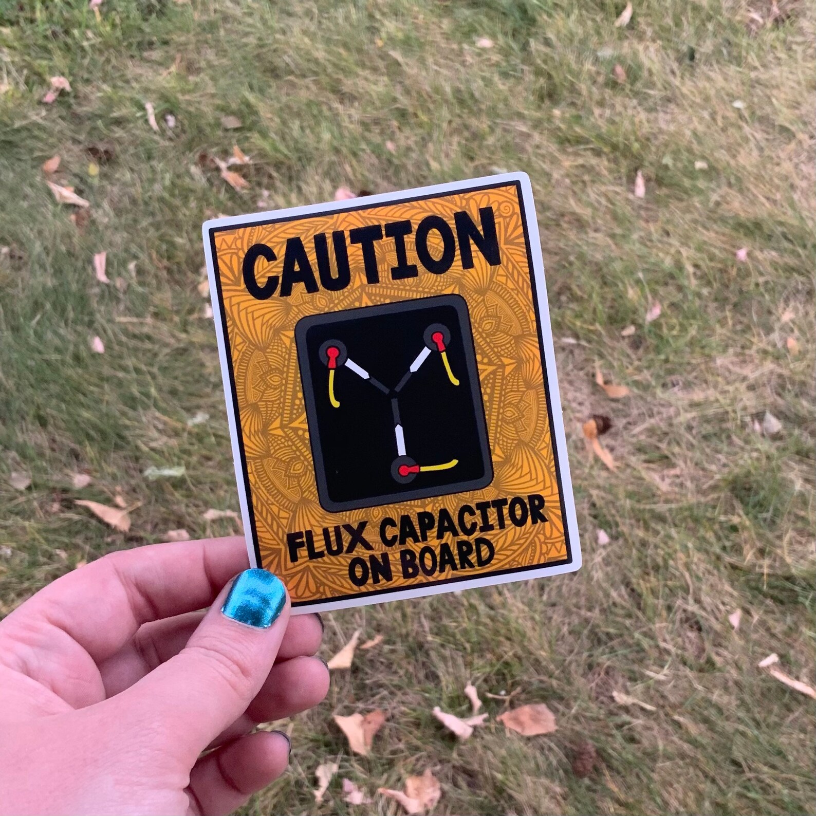 Flux Capacitor Sticker WATERPROOF - Etsy