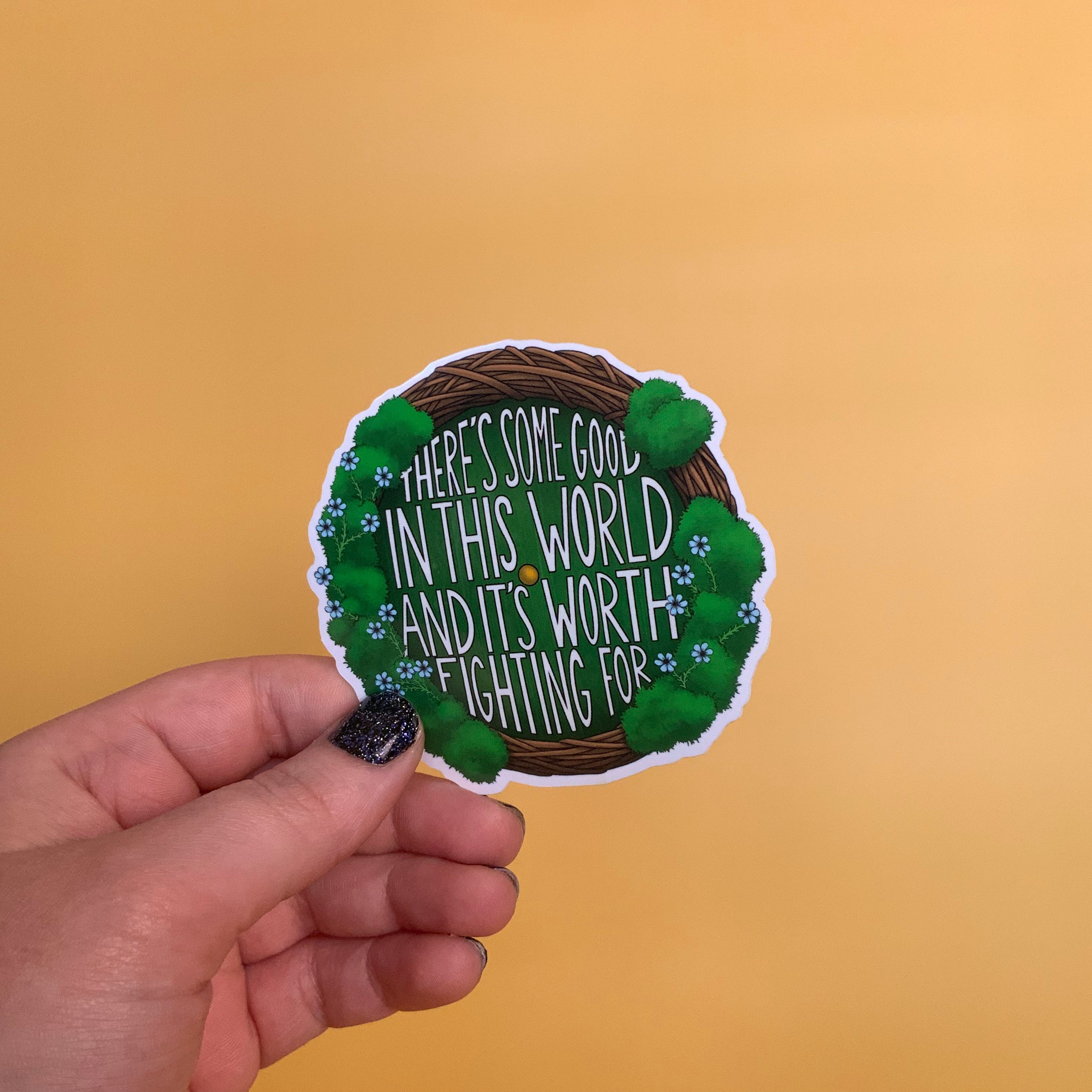 Hobbit Door Sticker (WATERPROOF) - Etsy