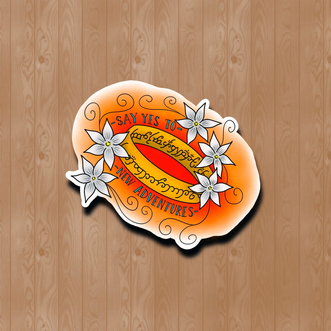 The One Ring Sticker (WATERPROOF) - Etsy