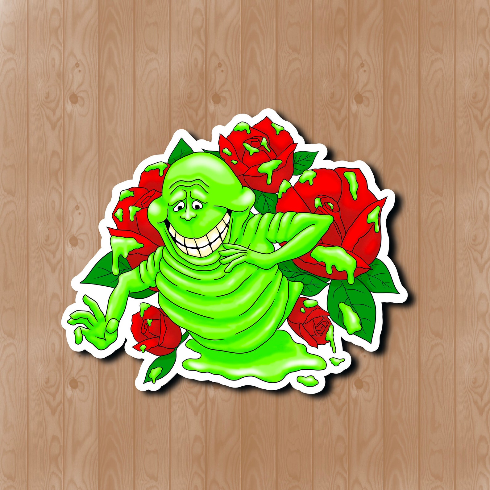 Slimer Sticker WATERPROOF - Etsy