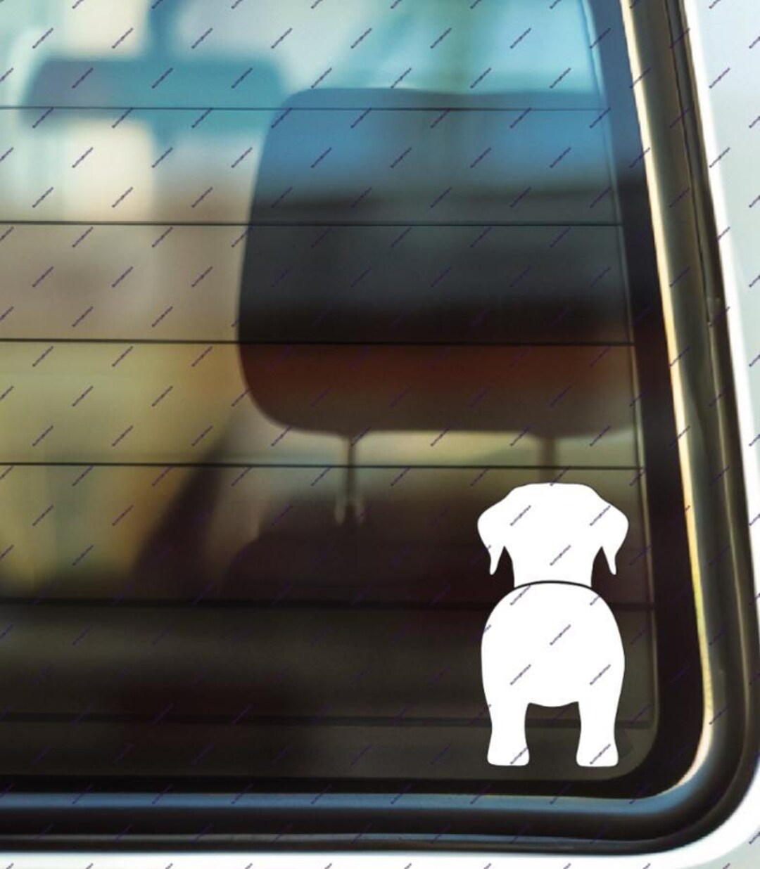 Labrador Decal, Labrador Butt Decal, Car Decal, Laptop Decal, Free ...