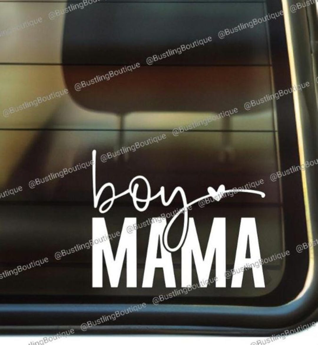 Boy Mom Decal, Mom of Boys Decal, Car Decal, Laptop Decal, Free ...