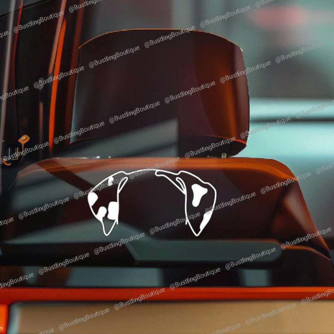 Catahoula Ears Decal, Catahoula Decal, Car Decal, Dog Mom, Dog Ears ...