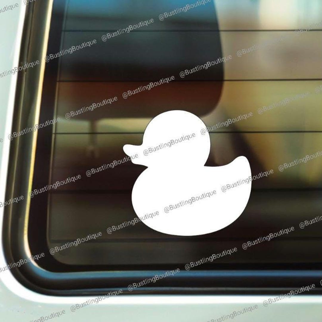 Rubber Duck Decal, Car Decal Laptop, Rubber Ducky, Decal, Free Shipping ...