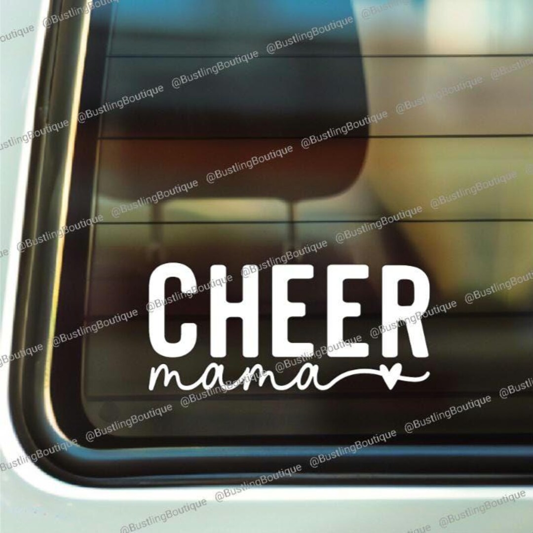 Cheer Mama Decal, Car Decal, Mama Decal, Free Shipping - Etsy