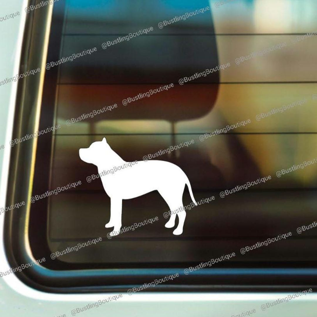 Pit Bull Decal, Pitbull Decal, Car Decal, Free Shipping - Etsy