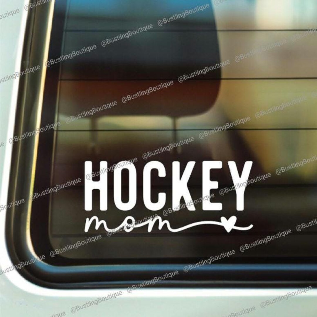 Hockey Mom Decal, Car Decal, Mom Decal, Laptop Decal, Free Shipping - Etsy