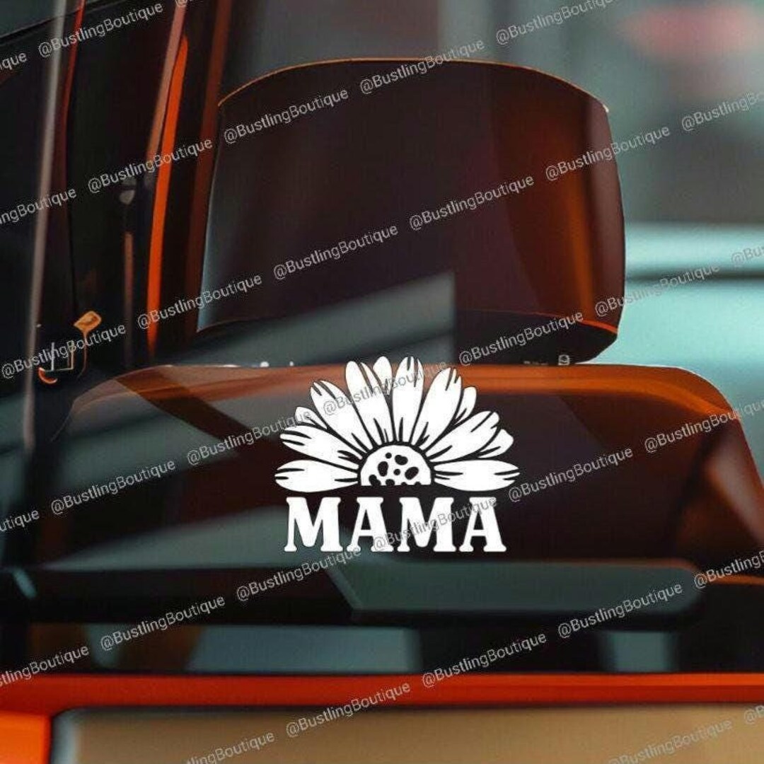 Mama Decal, Car Decal, Mama Car Decal, Sunflower Decal, Laptop Decal ...