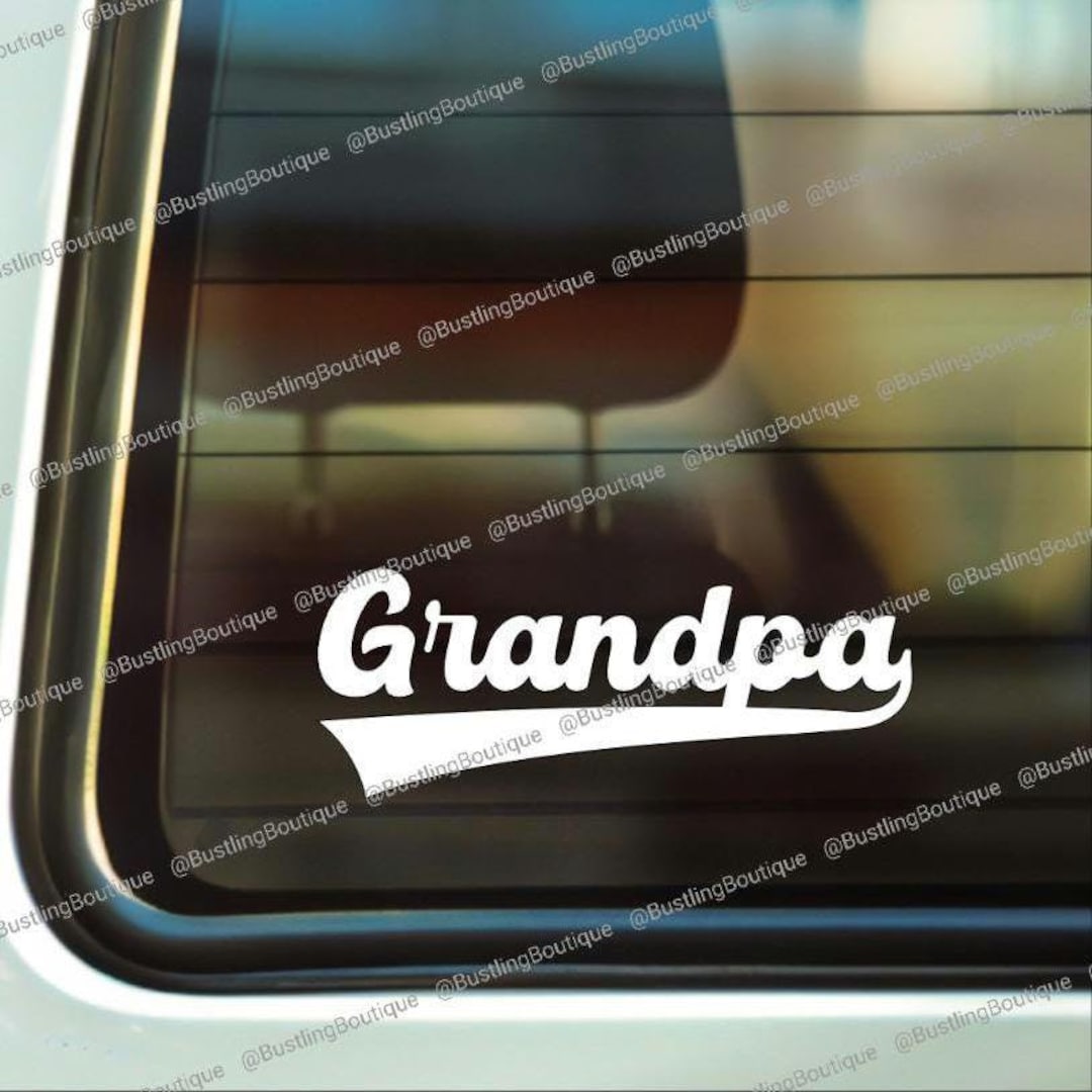 Grandpa Decal, Car Decal, Laptop Decal, Free Shipping - Etsy