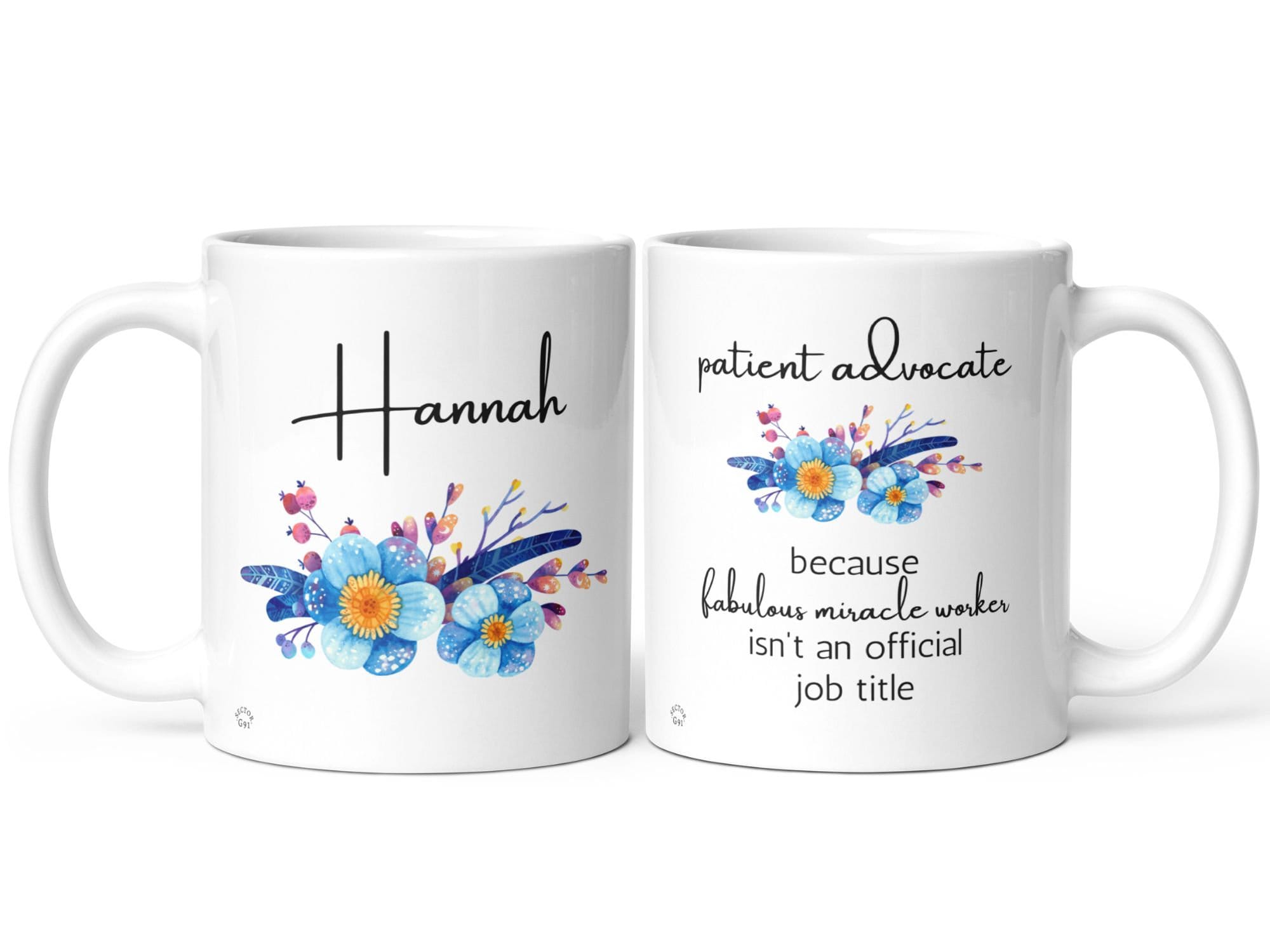 Personalized Patient Advocate Mug Custom Name Patient Advisor - Etsy