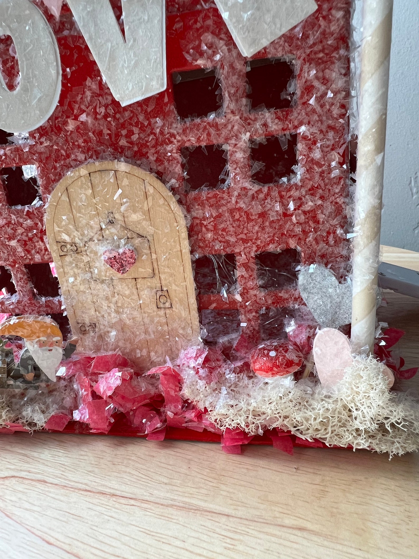 Valentine House With Lights - Etsy