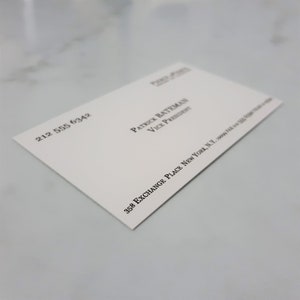 American Psycho Patrick Bateman Business Card - Christian Bale - Etsy