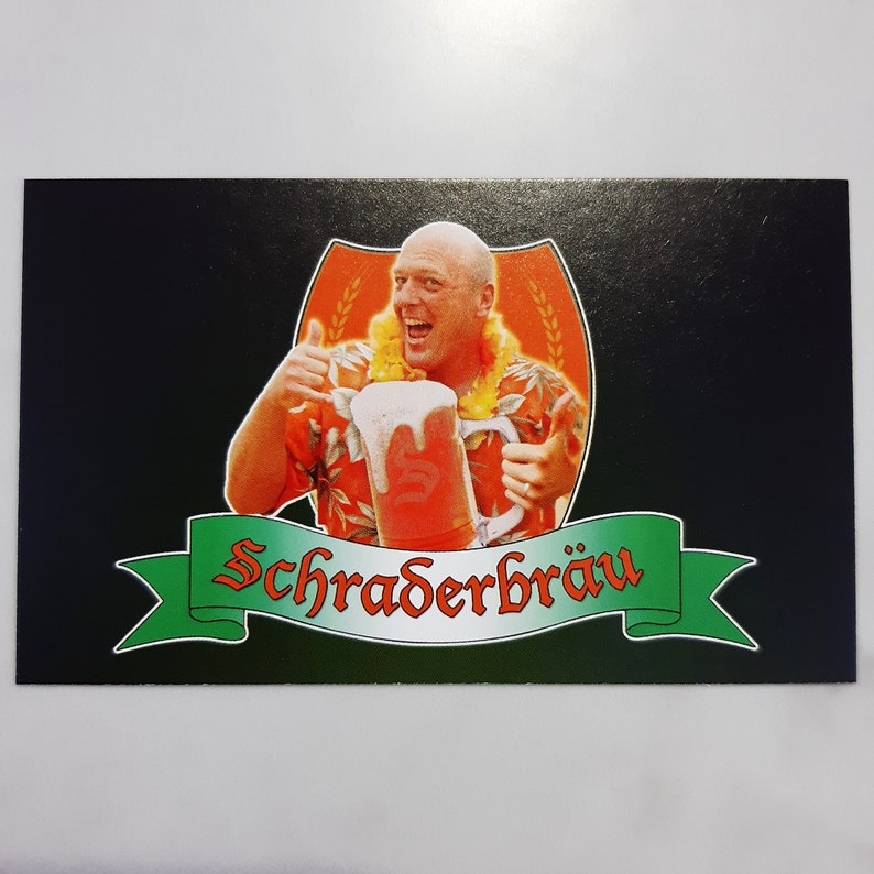Schraderbrau Breaking Bad Better Call Saul Business Card Prop DEA Hank ...