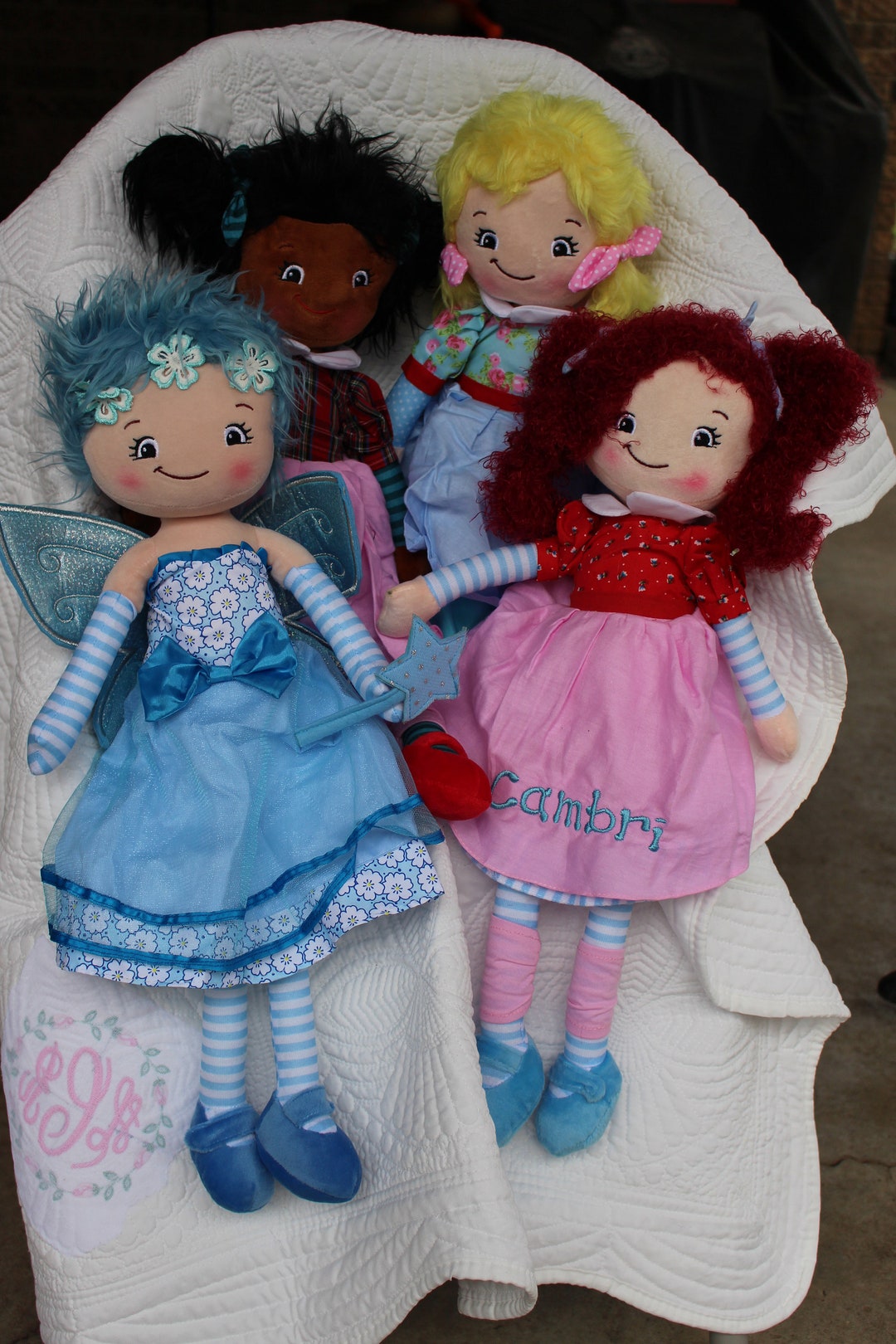 Personalized Rag Doll, Cubbies Rag Doll, Embroidered Rag Doll - Etsy