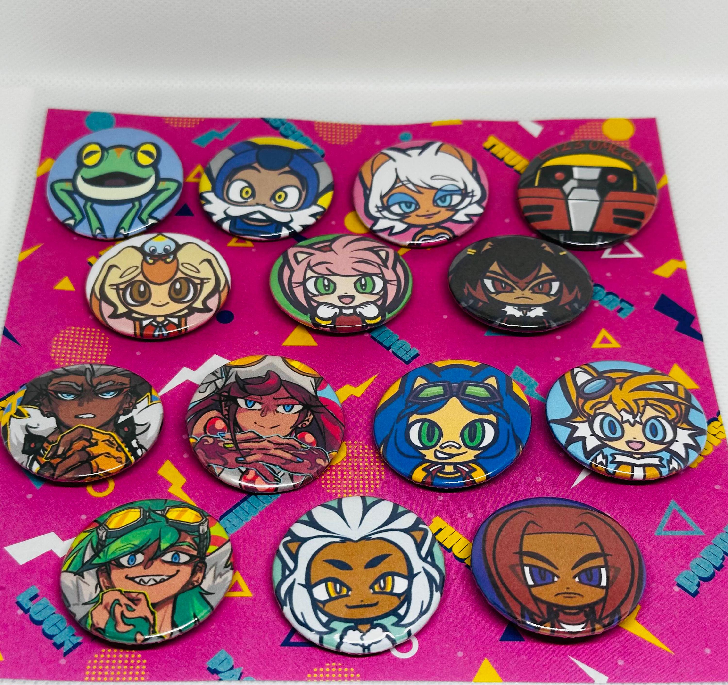Sonic 1.25 Inch Button Pins / Badges [RESTOCKED] - Etsy