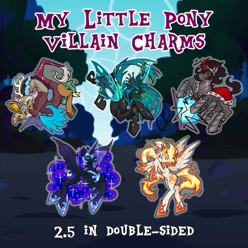 Glitter Mlp Keychain - Etsy