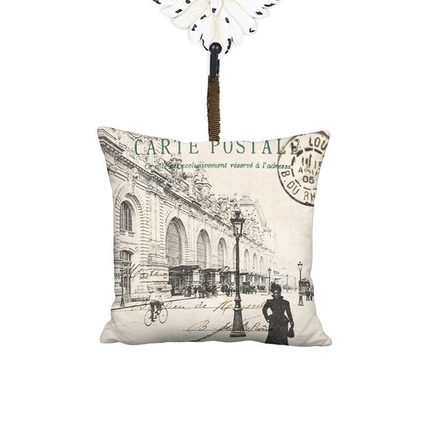 French Script Pillow - Etsy