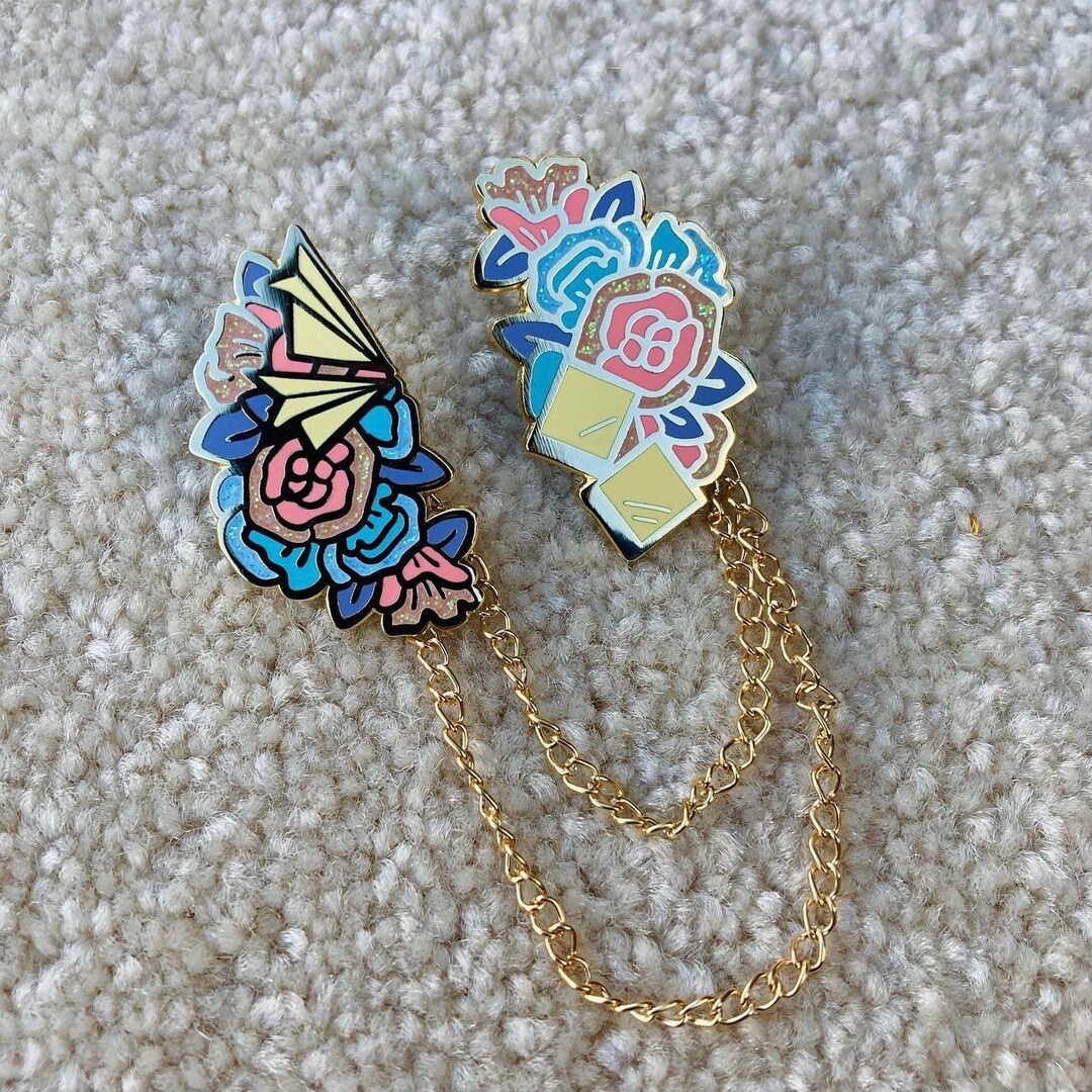 Collar Pins . Enamel Pin - Etsy