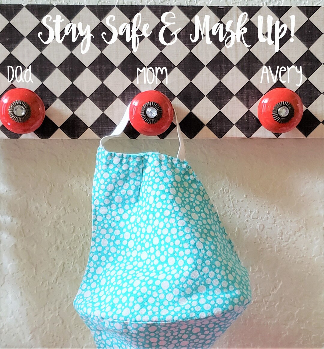 Face Mask Hanger/holder Hangup - Diamonds - Etsy