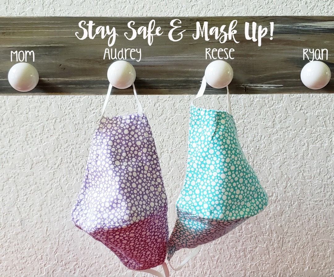 Face Mask Hanger/holder Hangup - Rustic - Etsy