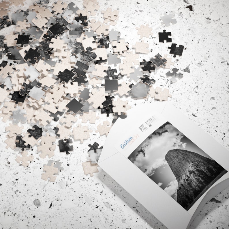 Devils Tower Photo Jigsaw Puzzle 110, 252, 520 Piecedevils Tower in ...