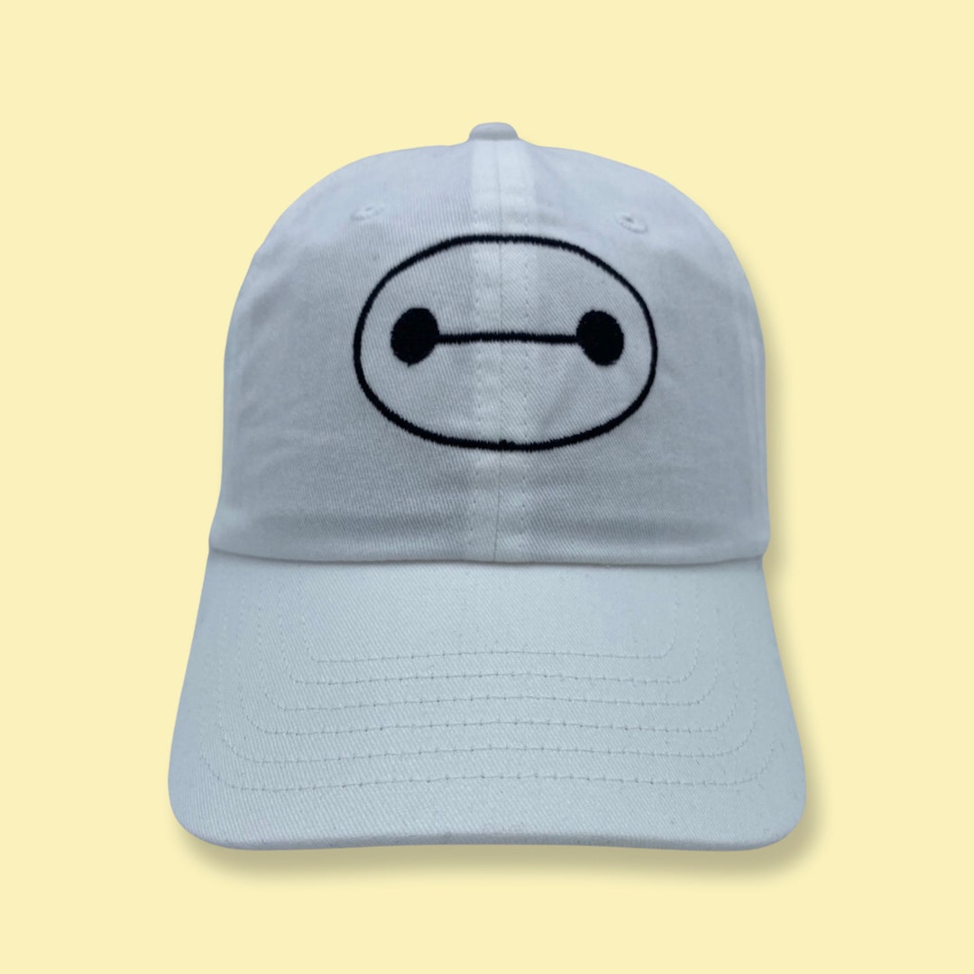 Disney Big Hero 6 | Baymax Face | EMBROIDERED Hat | Adjustable Cap ...