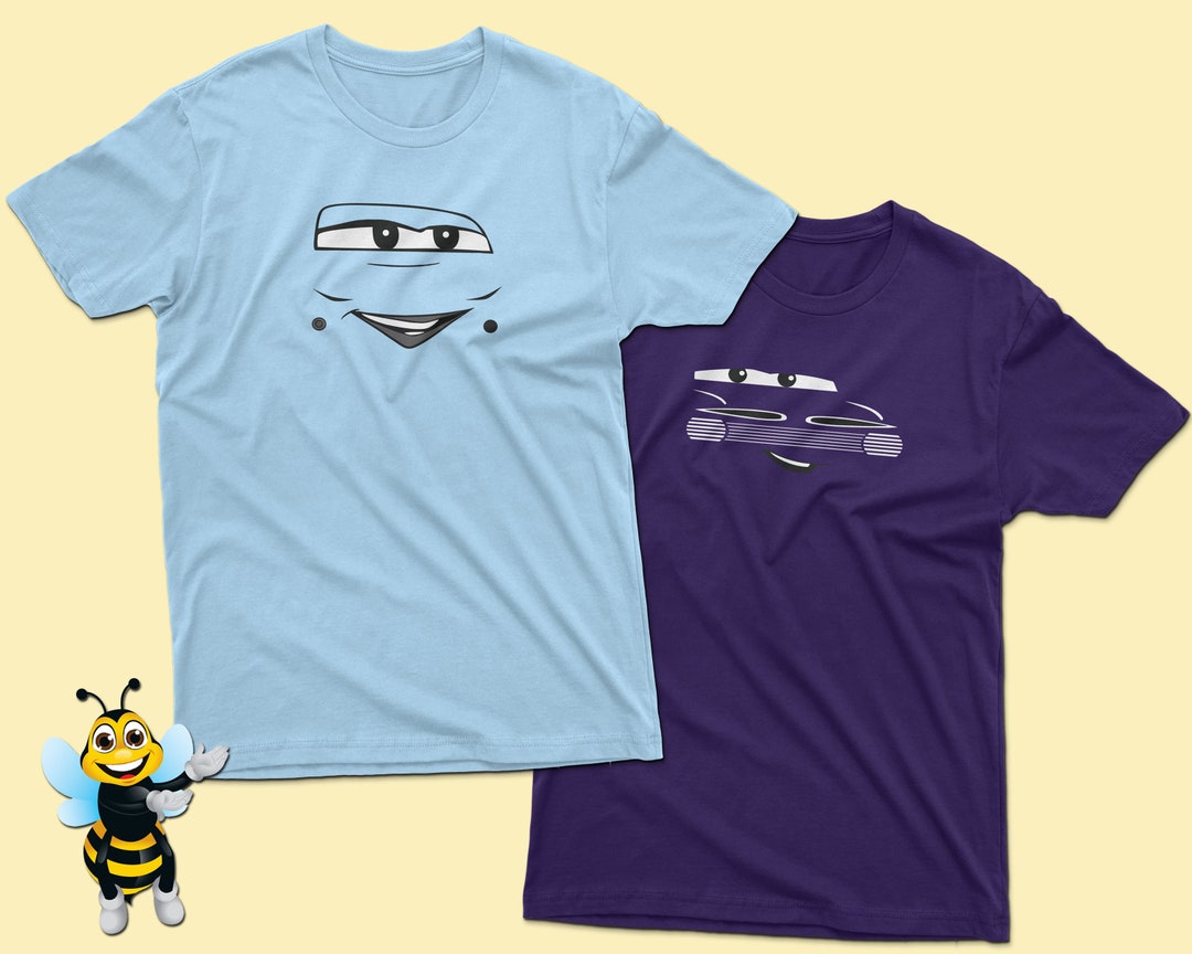 Flo and Ramone T-shirts, Disney Cars Cartoon Shirts, Family Couples ...