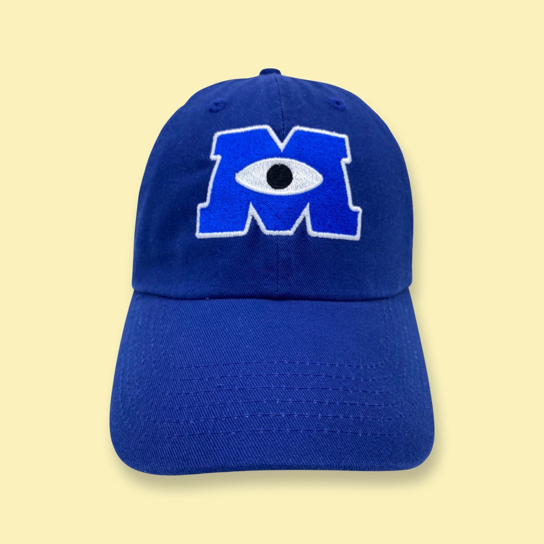 Monsters Inc University MU | EMBROIDERED Hat | Adjustable Cap ...