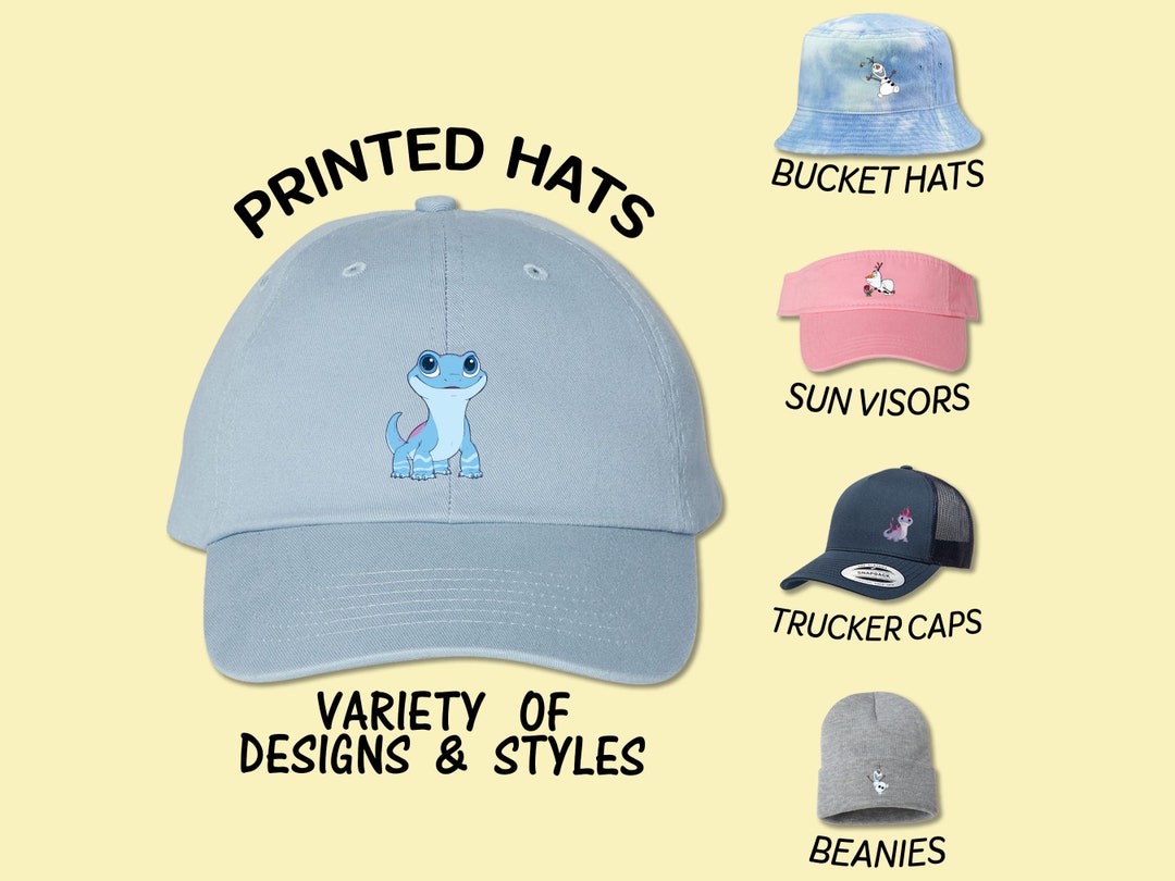 Frozen Hat Frozen Full Color Printed Hat Olaf Hat Bucket Hat Sun Visor ...