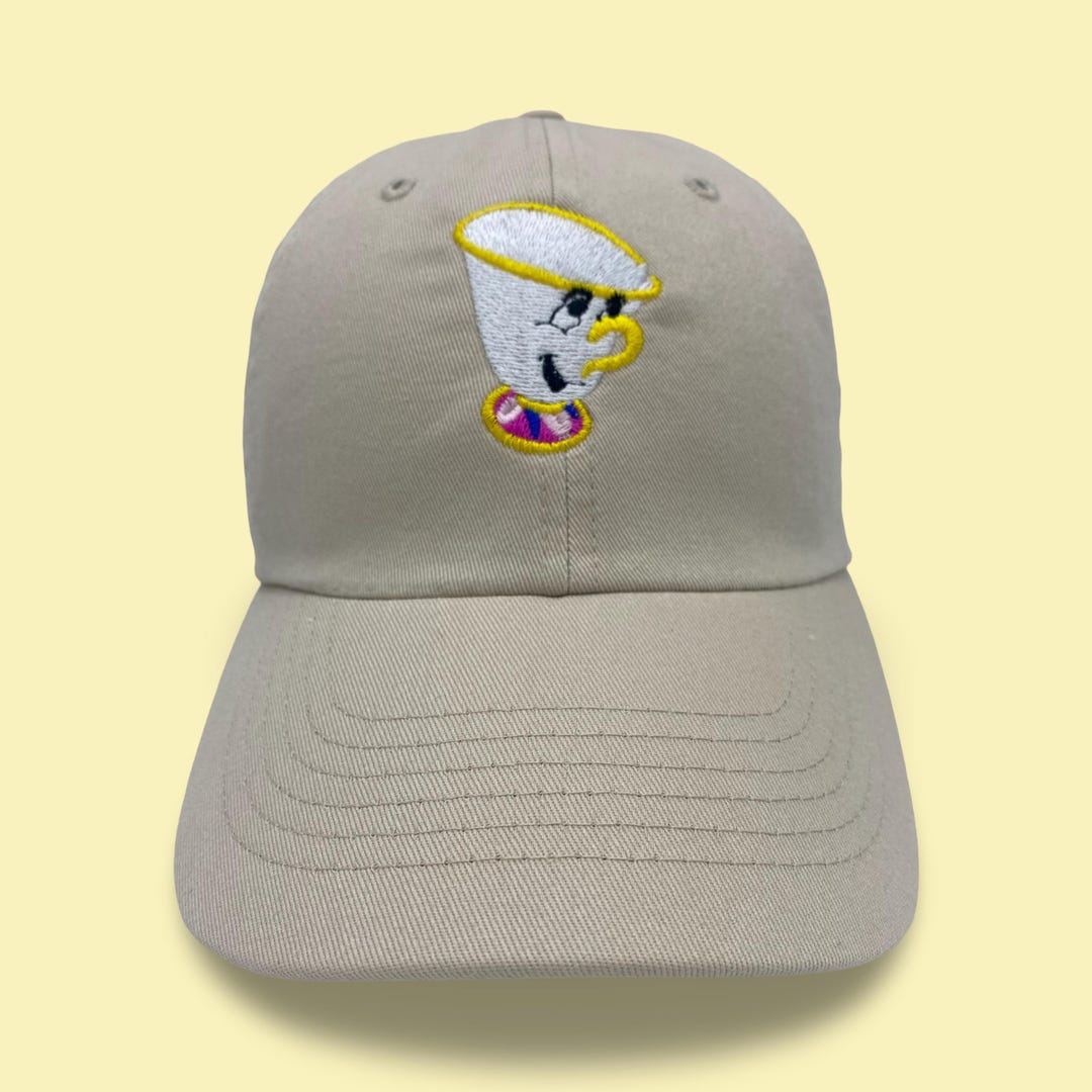 Embroidered Tea Cup Chip Hat | Disney Beauty and the Beast Hat | Disney ...