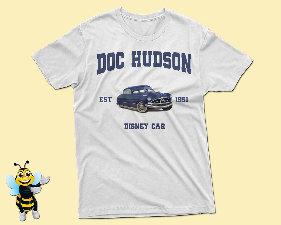 Doc Hudson Disney Cars, EST 1951, Party, Matching Shirts, Cars Movie ...