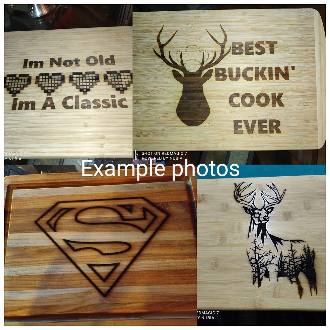 Custom Laser Engraved Cutting Boards 12x9x.4 Inch - Etsy