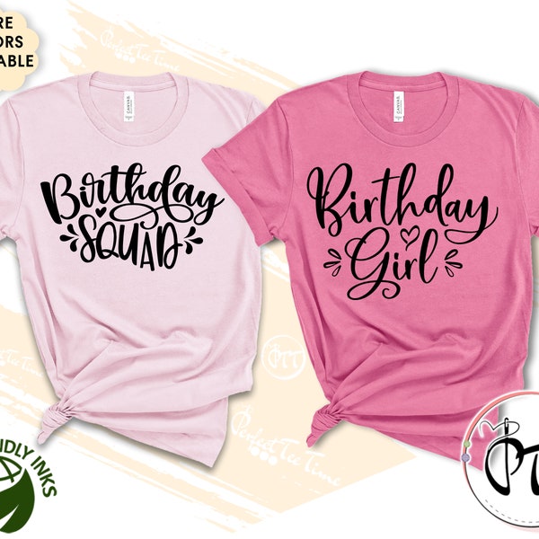 Matching Birthday Squad Shirts - Etsy