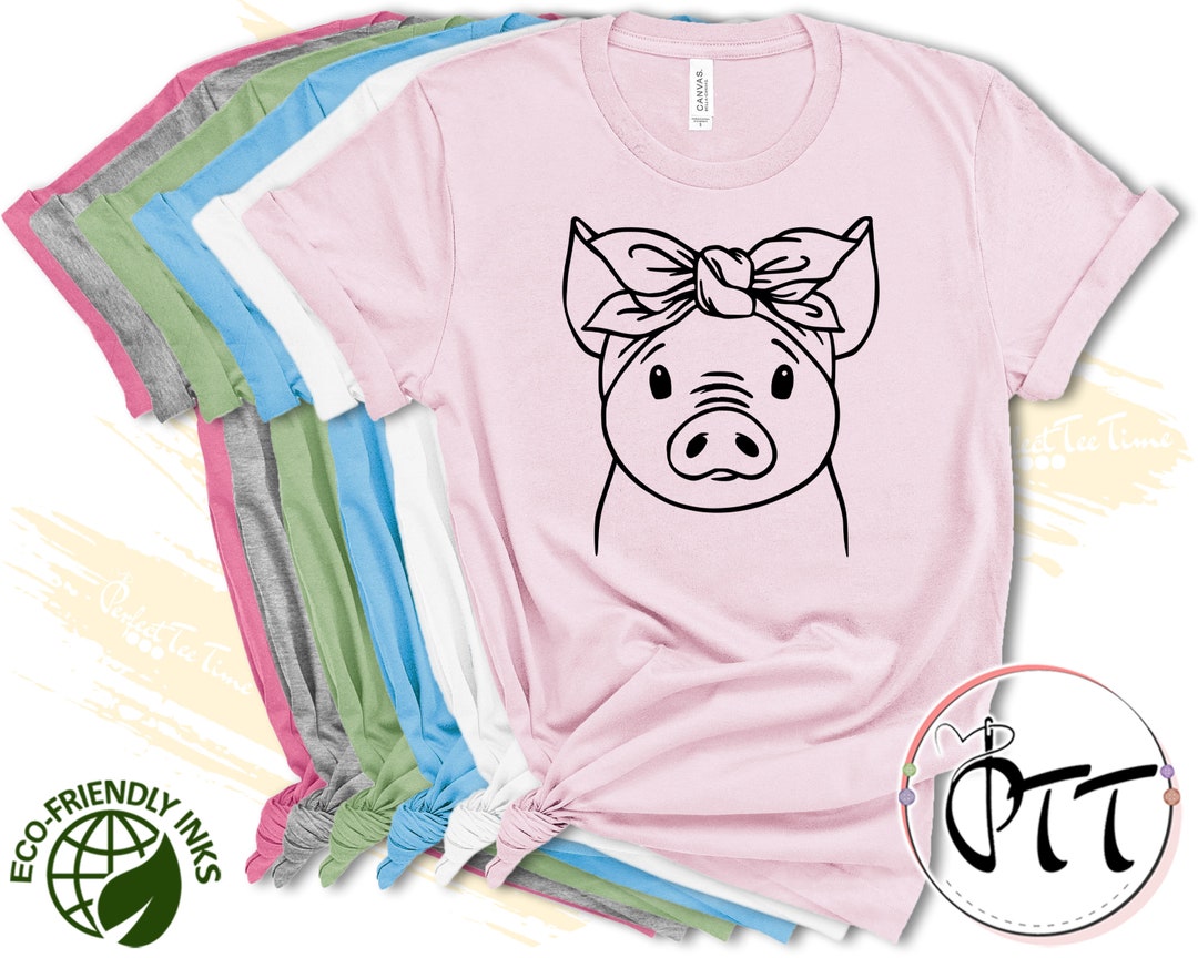 Pig Shirt, Cute Pig Shirt, Country Animal Lover T Shirt, Kid Pig Shirt ...