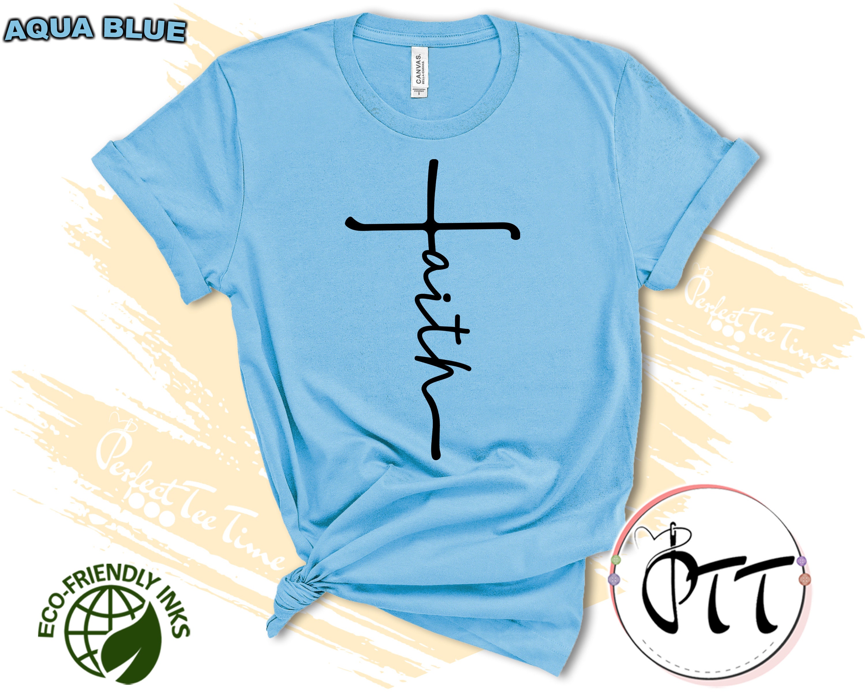 Faith Shirt Christian Shirt Faith T Shirt Vertical Cross | Etsy