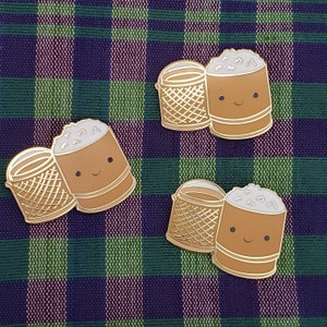 Sticky Rice Bamboo Basket Pin - Thip Kao - Etsy
