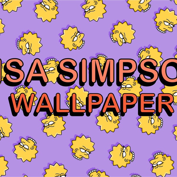 Simpsons Wallpaper - Etsy