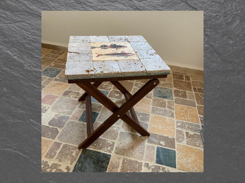 Sea Table Foldable Tile Table Side Table Coffee Table - Etsy