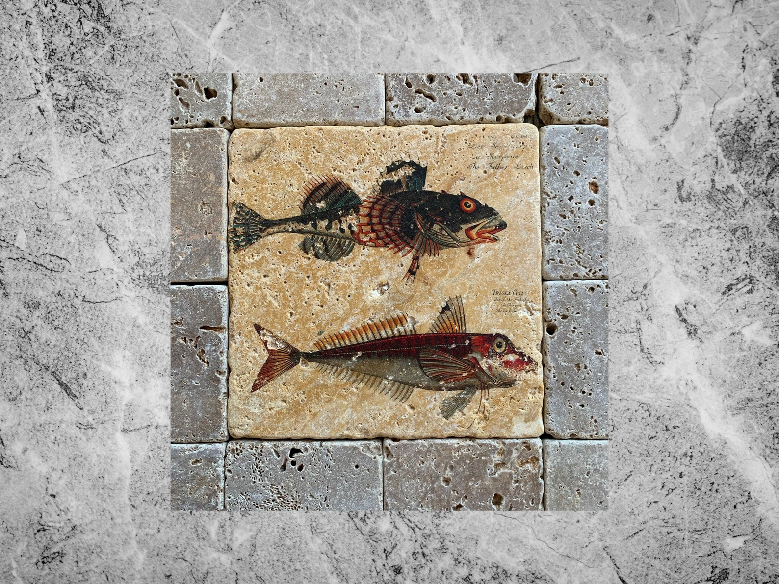 Sea Table Foldable Tile Table Side Table Coffee Table - Etsy