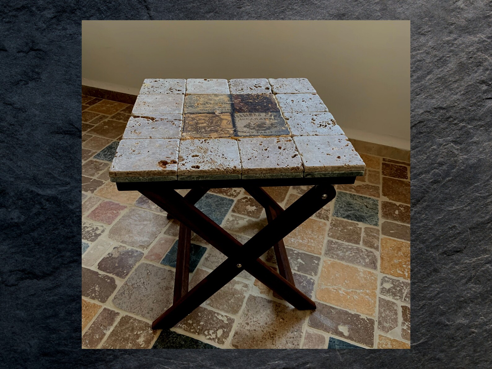 Sea Table Foldable Tile Table Side Table Coffee Table - Etsy