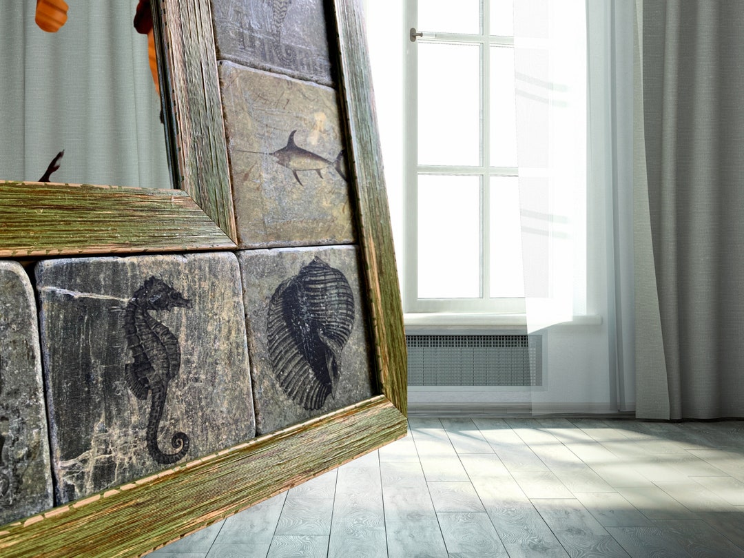 Nautical Mirrors for Wall, Beach House Decor, Sea Bathroom Mirror ...