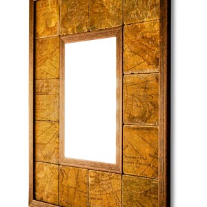 World Traveler Map Mirror Vintage Mirror Wall Fish Bathroom | Etsy