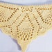 Yellow Handmade Fine Thread Crochet - Etsy